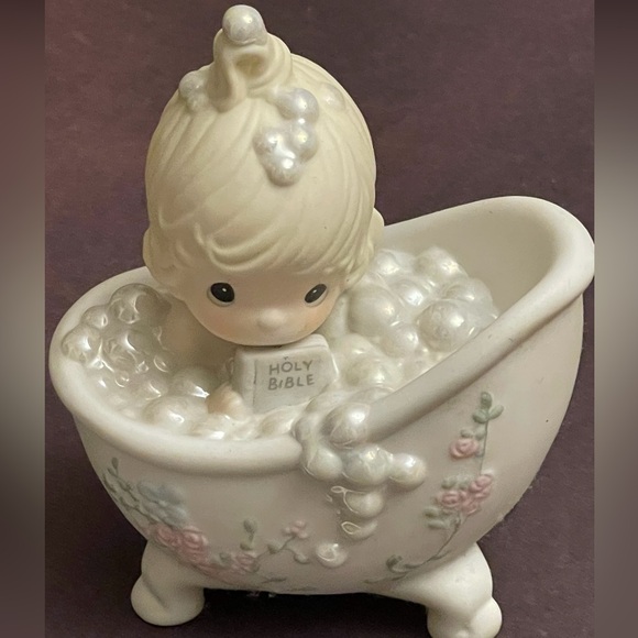 Enesco | Other | Vintage Precious Moments Bath Collectible Figurine ...
